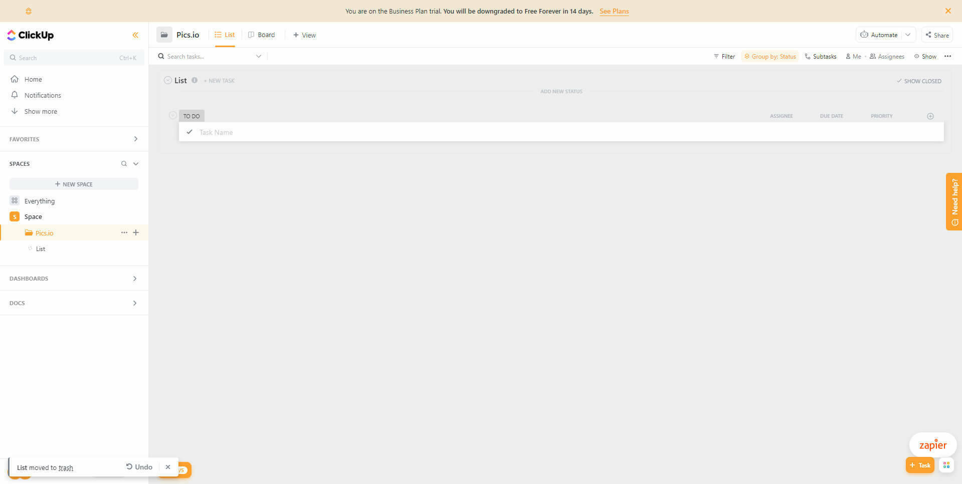 Digital Asset Management (DAM) Integrated with ClickUp - Pics.io