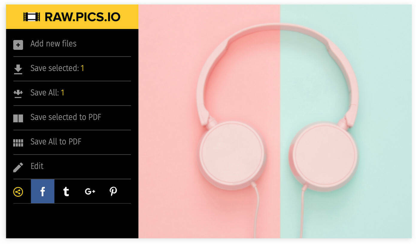 Rotate PNG Online in Seconds for Free with Raw.pics.io